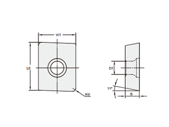 APKT-HT-Q1 - 方肩铣刀片 - 株洲欧科亿数控精密刀具股份有限公司